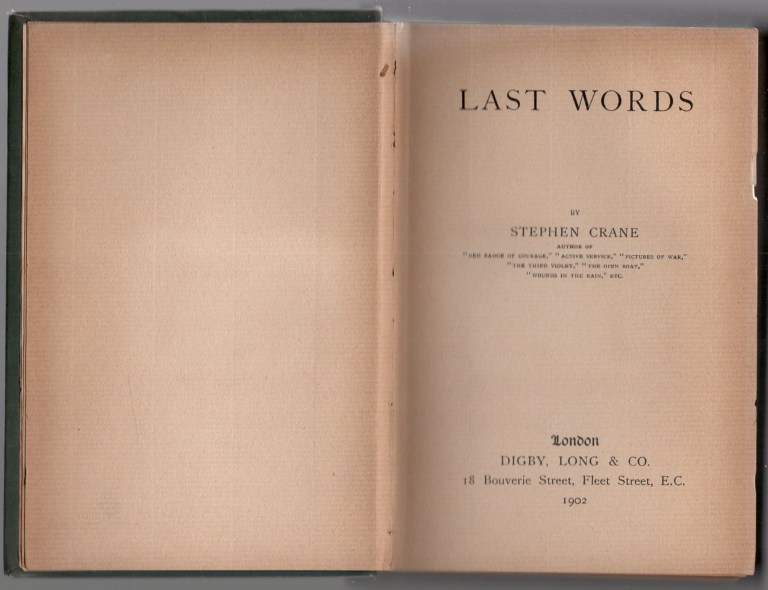 The Stephen Crane Society | Life and Works of Stephen Crane